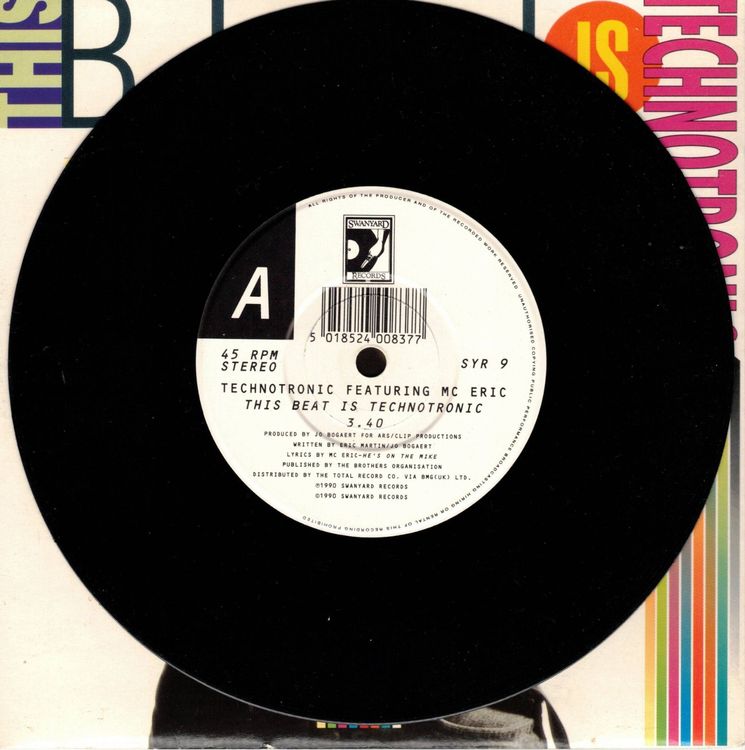 Single7 Technotronic -- This beat is technotrnic (Gebraucht) in Oberwil ...
