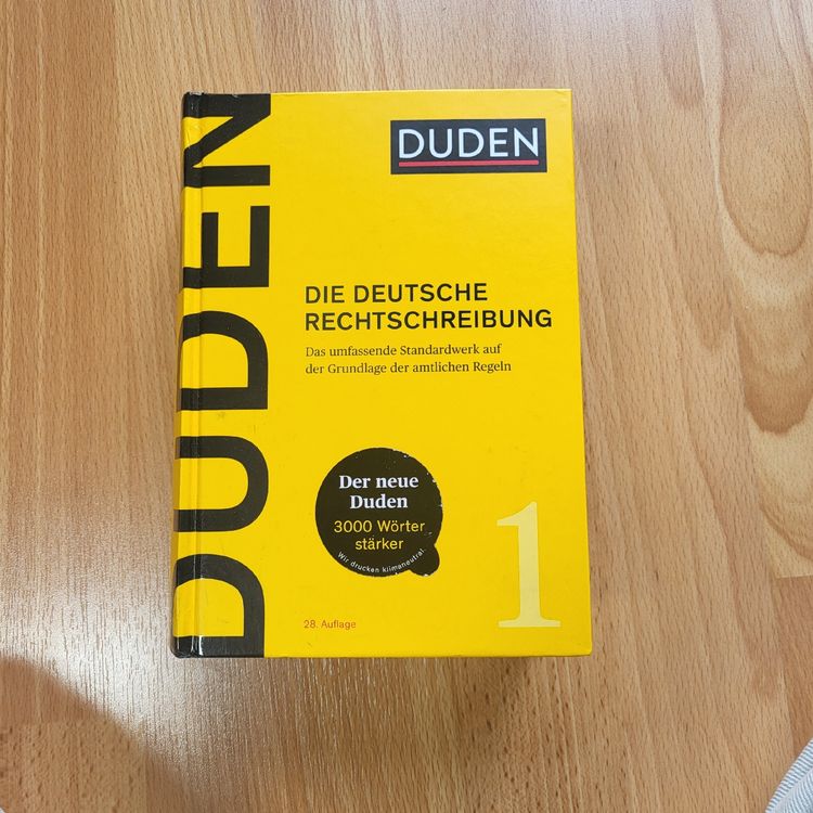 Duden - Die deutsche Rechtschreibung, 28. Auflage, neuwertig (Neu ...