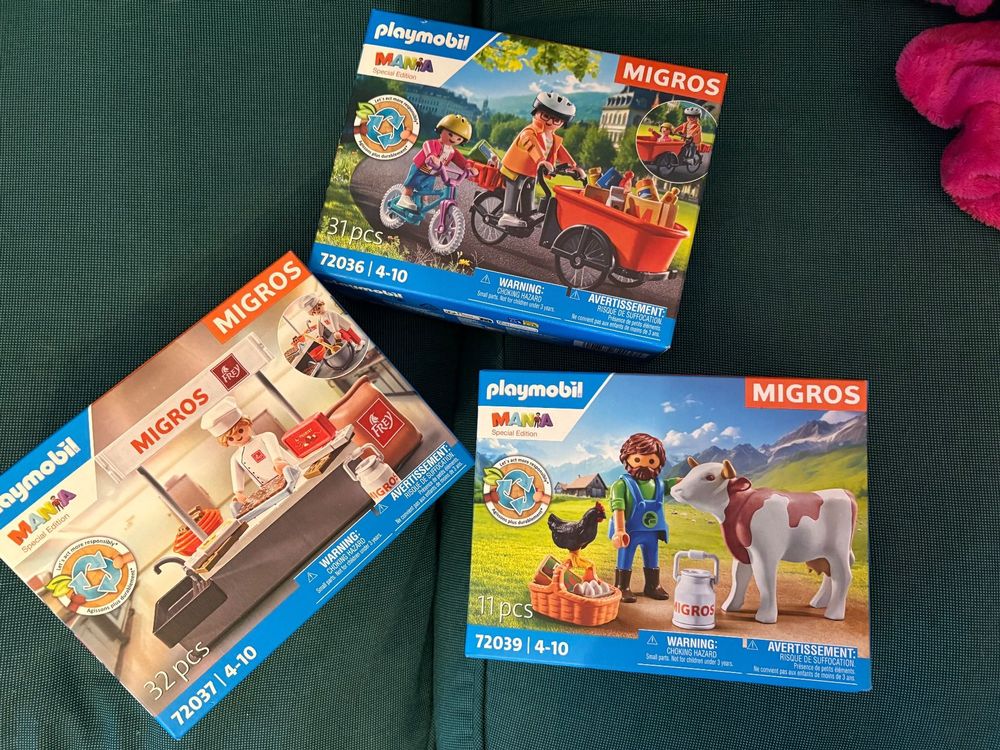 Playmobil Migros Mania Special Edition, 3 Sets, Neu! (Neu und ...