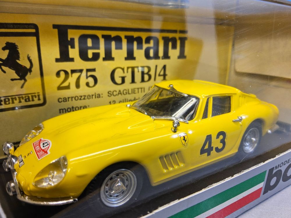 Ferrari 275 GTB/4 __ Rallye Monte Carlo __ 1966 __ 1:43 (Neu (gemäss ...