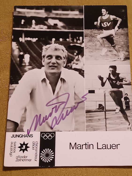 Martin Lauer - Leichtathletik - Olympia Gold - verstorben | Kaufen auf ...