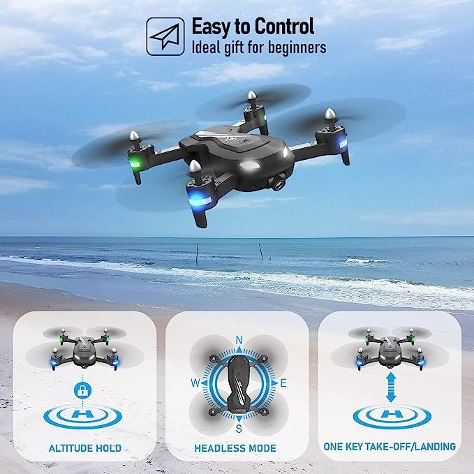 Drohne Quadcopter mit 1080P Kamera RC faltbare FPV Drohne (Neu und ...