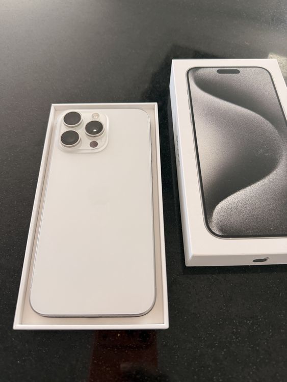 iPhone 15 Pro Max 256GB Titan Weiss - Neuwertig! (Gebraucht) in ...