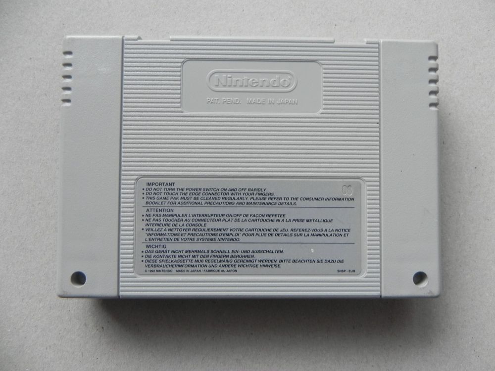 Super Nintendo SNES Game Spiel Modul Street Fighter Alpha 2 (Gebraucht ...