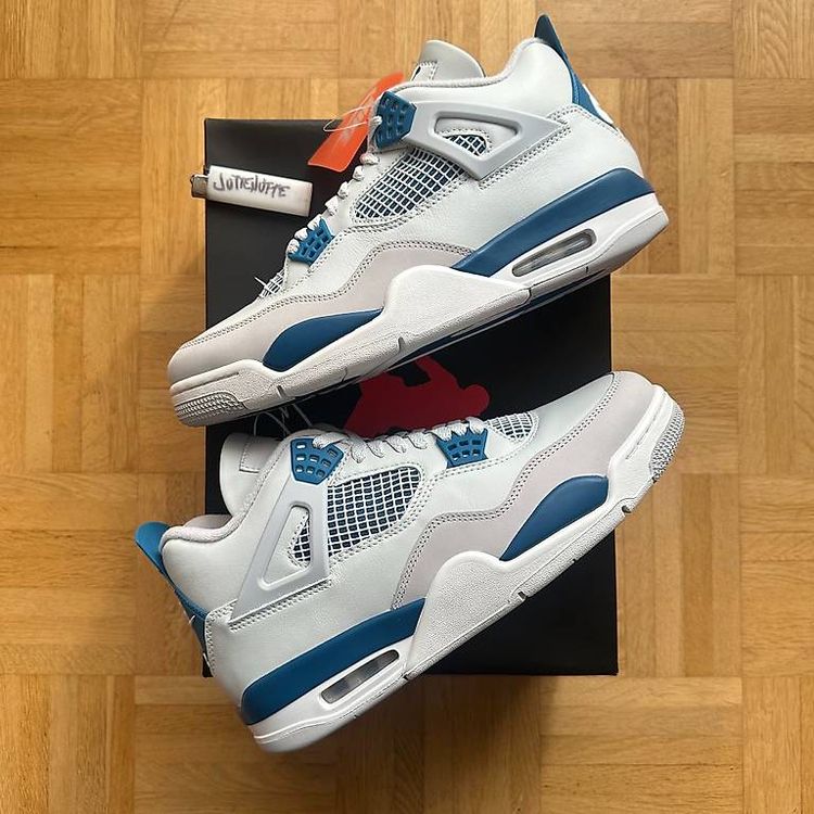 Nike Air Jordan 4 Retro, Military Blue US11 / 45, FV5029-141 (Neu und ...