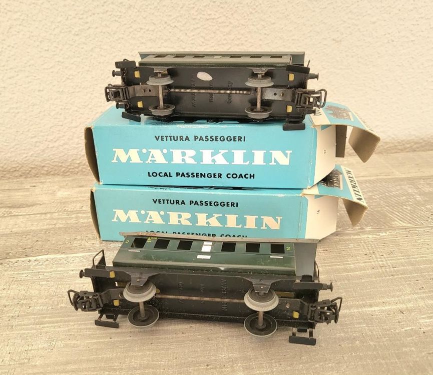 Märklin 2 x PW Nr. 4000 OVP grün 327/1 (Gebraucht) in Dielsdorf für CHF ...