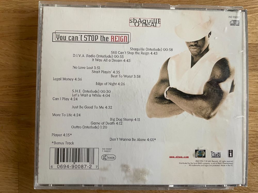 CD - Shaquille O’Neal - You Can't Stop the Reign - 1996 | Kaufen auf ...