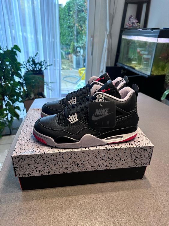 Nike Air Jordan 4 Retro Bred Reimagined Gr. 44 Neu (Neu und ...