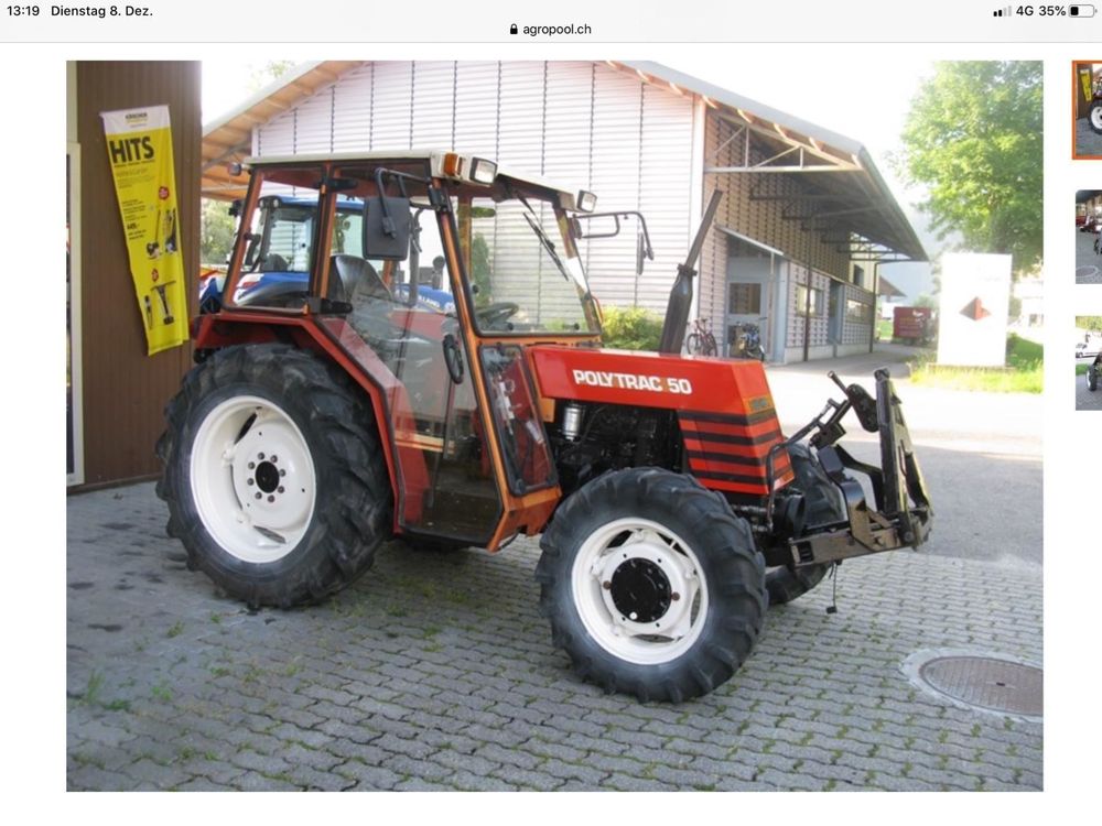 Traktor Fiat Bucher Polytrac Doppelräder (Gebraucht) in Schänis für CHF ...