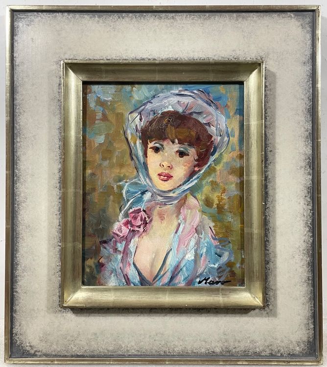 Gemälde einer Dame mit Hut Signiert (Gebraucht) in Root für CHF 105 – mit Lieferung auf Ricardo ...