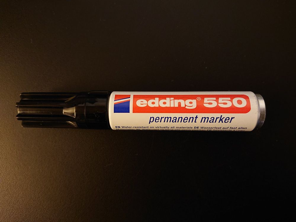 NEU - Edding 550 - Permanent Marker Stift - 3-4mm (Neu (gemäss ...