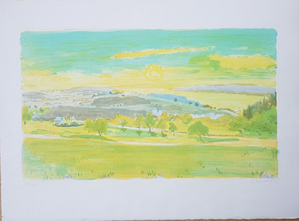 Karl Landolt - Zürich 1925 - 2009 Stäfa Schweizer Kunst (Gebraucht) in Horw für CHF 75 – mit ...