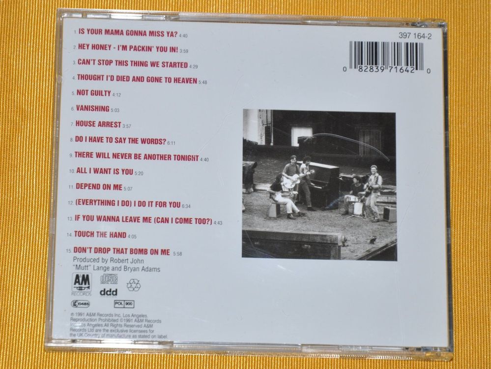 CD Bryan Adams - Waking up the neighbours | Kaufen auf Ricardo CD Bryan Adams - Waking up the neighbours | Kaufen auf Ricardo