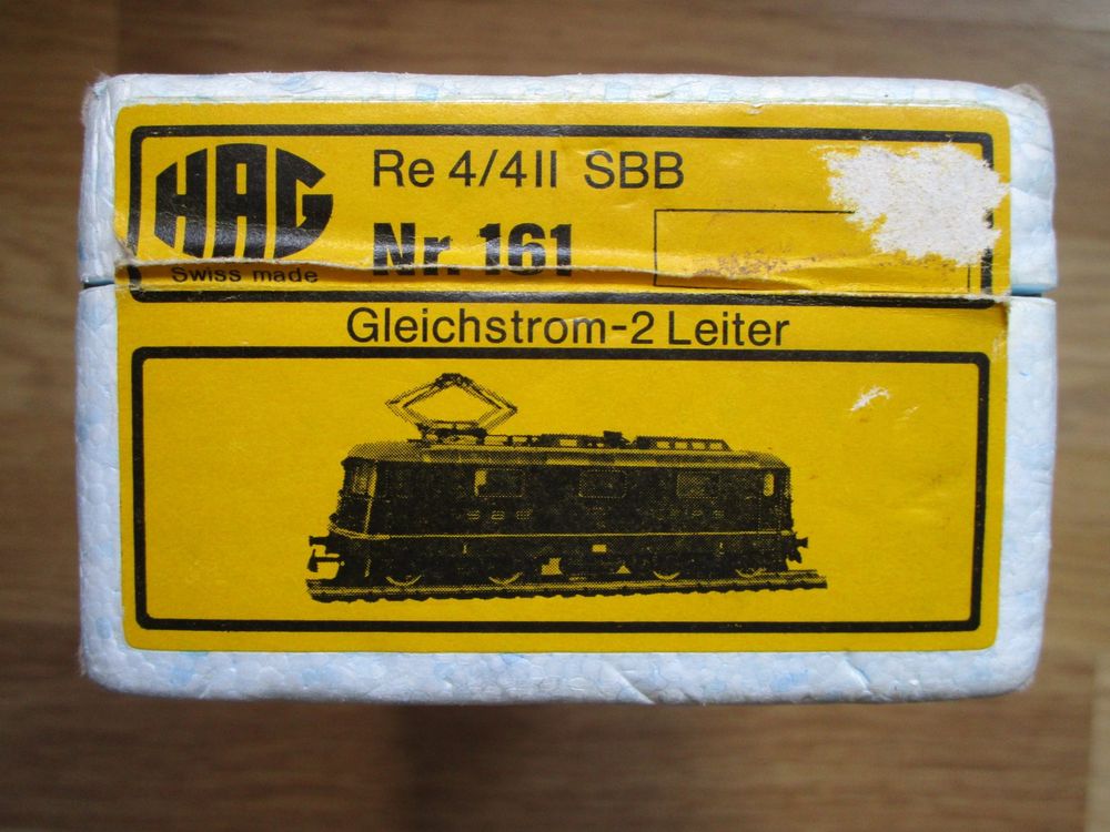 HAG Lokomotive Re4/4II SBB Nr.161 Gleichstrom-2 Leiter (Neu (gemäss ...