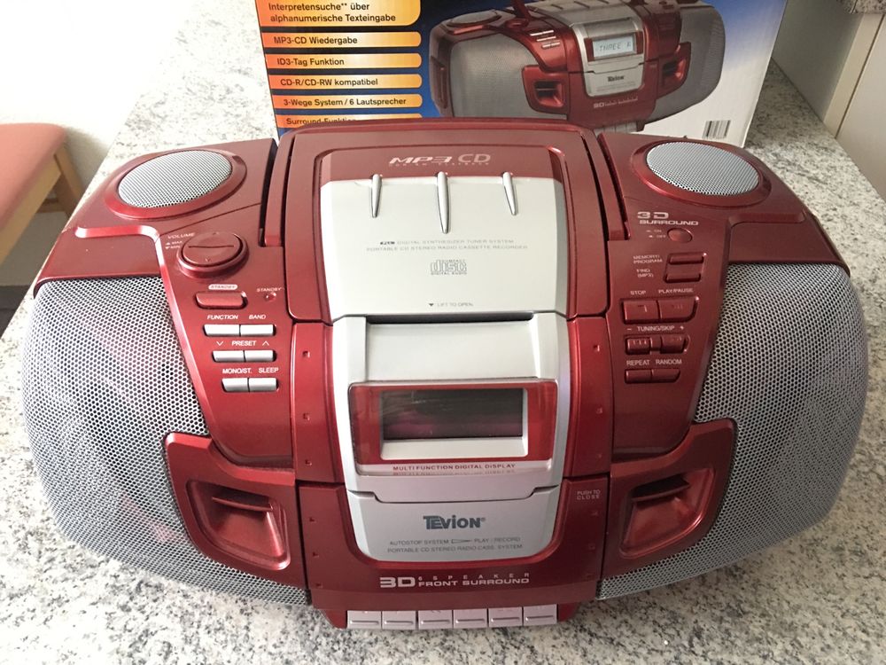 TEVION STEREO-RADIORECORDER CD/MP3 -PLAYER NEU (Gebraucht) in Basel für ...