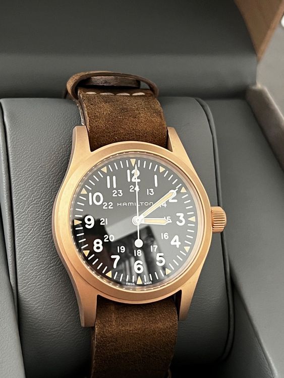 Hamilton Khaki Field Mechanical Bronze (Neu (gemäss Beschreibung)) in ...