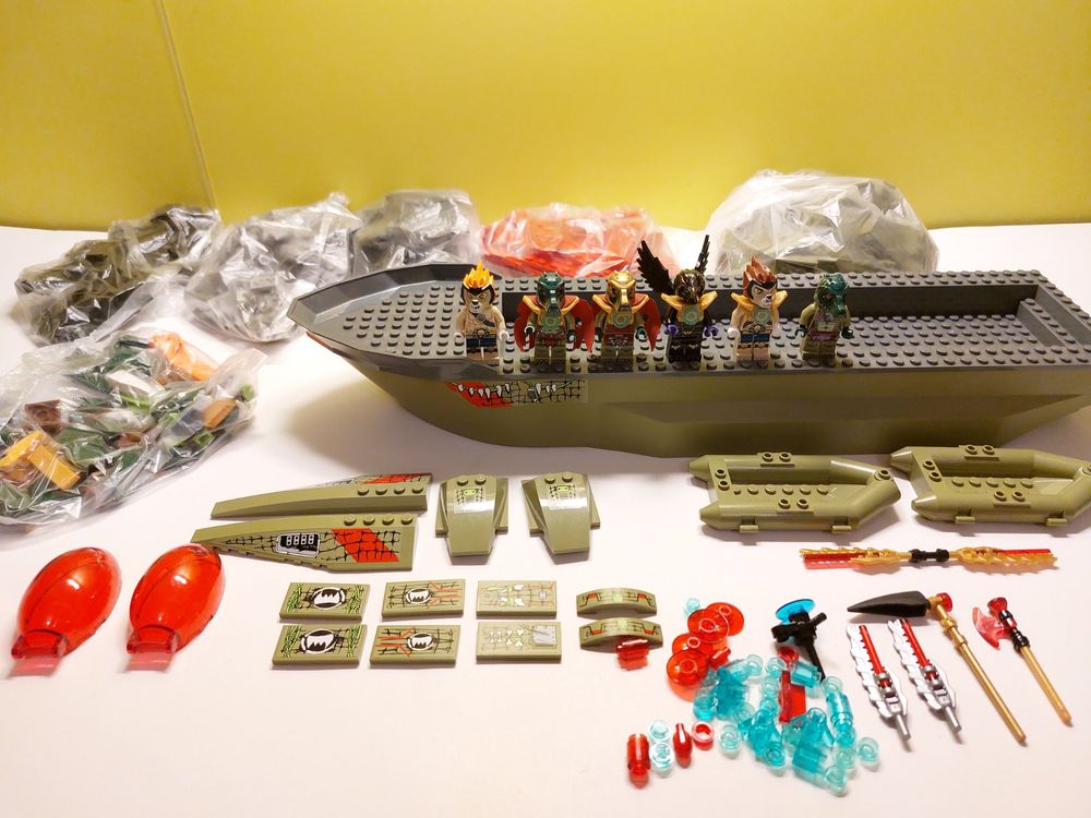 LEGO Legends of Chima 70006 - Craggers Croc-Boot Zentrale | Kaufen auf ...