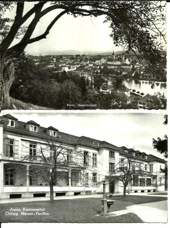 2 AK AARAU 1939 + 1960 Kettenbrücke etc. (Gebraucht) in Aarau für CHF 2 – mit Lieferung auf ...