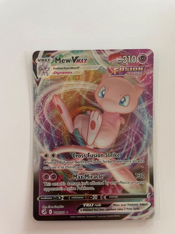 Pokémon Fusion Strike Mew Vmax Neu Gemäss Beschreibung In Rombach