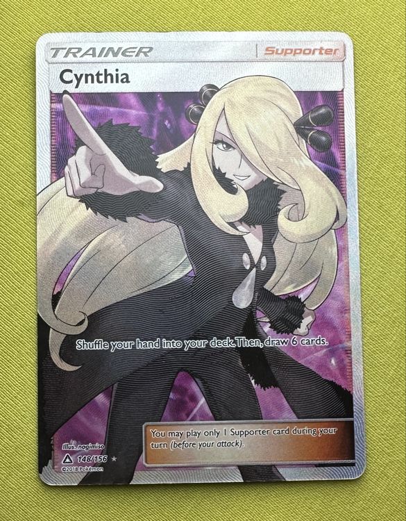 Cynthia Full Art Trainer Karte 148/156 Ultra Prisma | Kaufen auf Ricardo