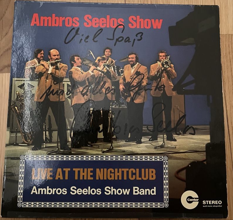 Ambros Seelos Show LP signiert Live At The Nightclub | Kaufen auf Ricardo