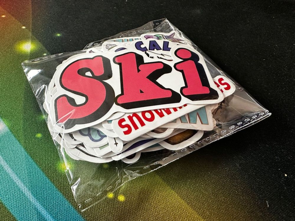 Ski / Snowboard Stickers I 50 Stk. I Wasserdicht (Neu und ...