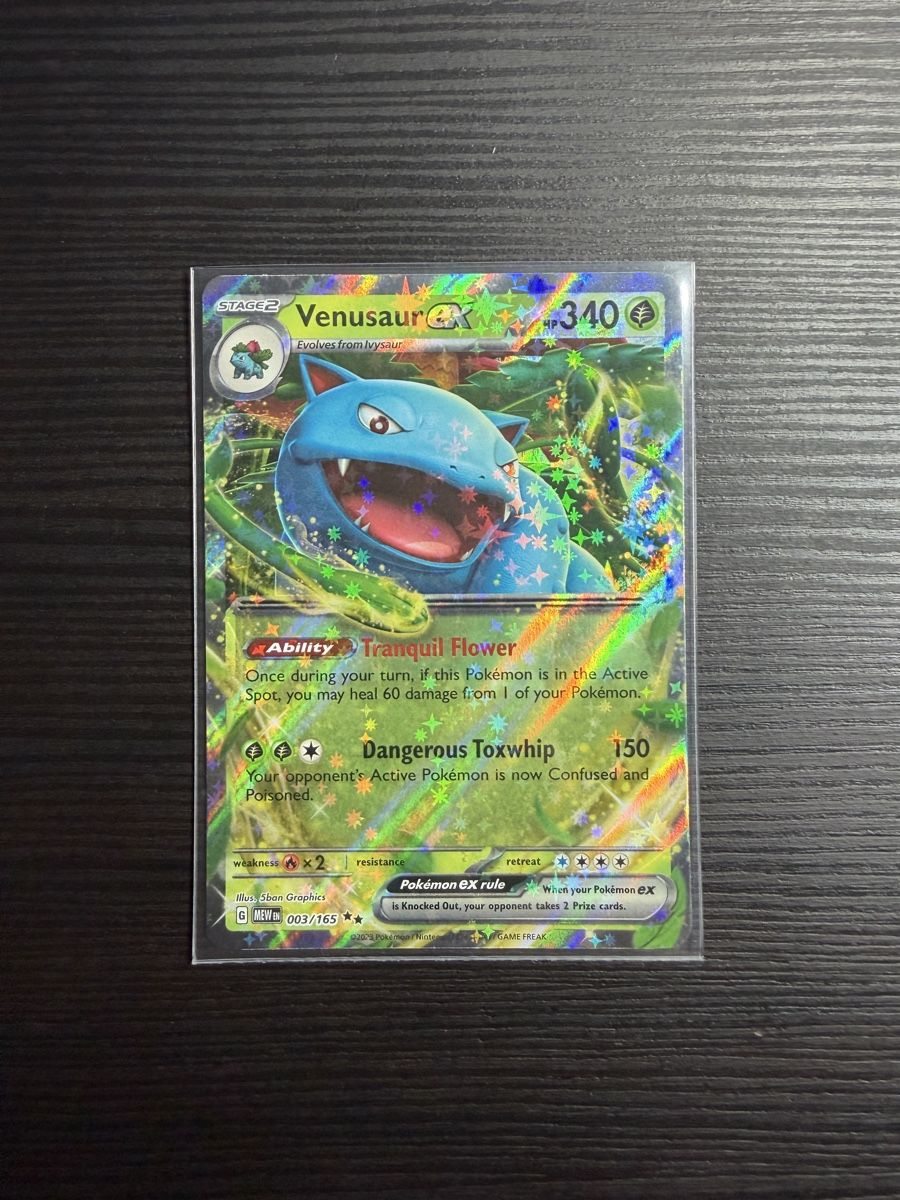 Pokemon TCG S&V 151/Venusaur #003 [EX]🇺🇸 (Neu (gemäss Beschreibung)) in ...