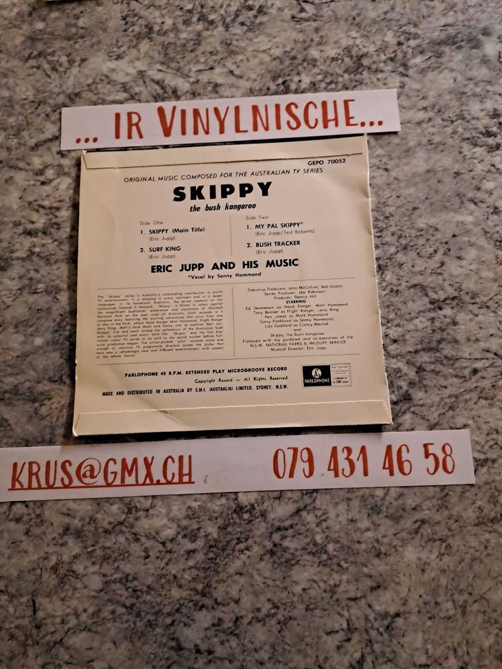 EP - Single ERIC JUPP AND HIS MUSIC "Skippy" EMI/PARLOPHONE (Gebraucht ...