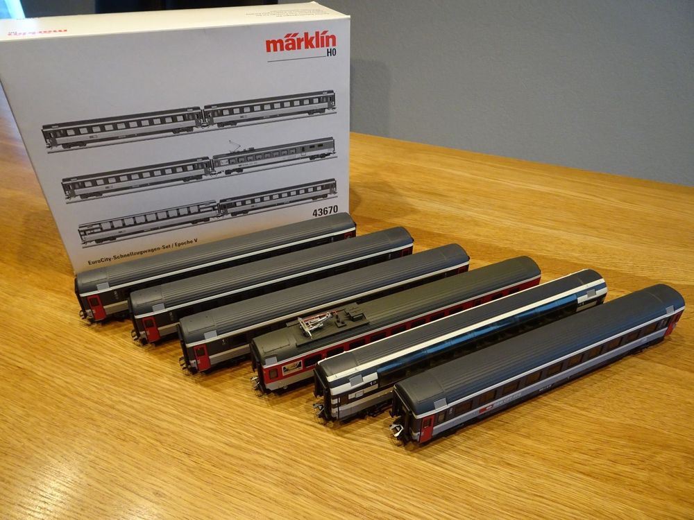 Marklin 43670 CFF Set de voitures EC (D'occasion) à Montmollin pour CHF ...