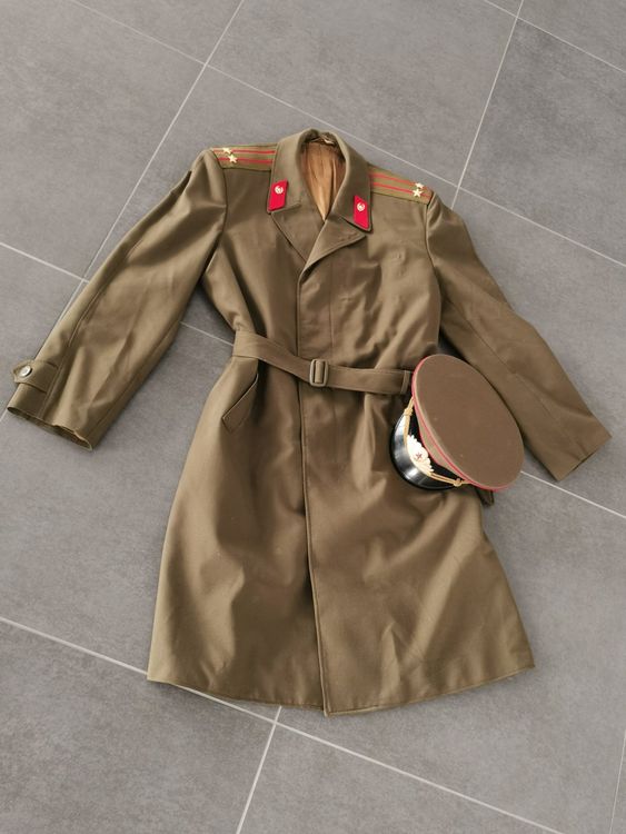 Original Sowjet Offiziersmantel & Uniformmütze | Acheter sur Ricardo
