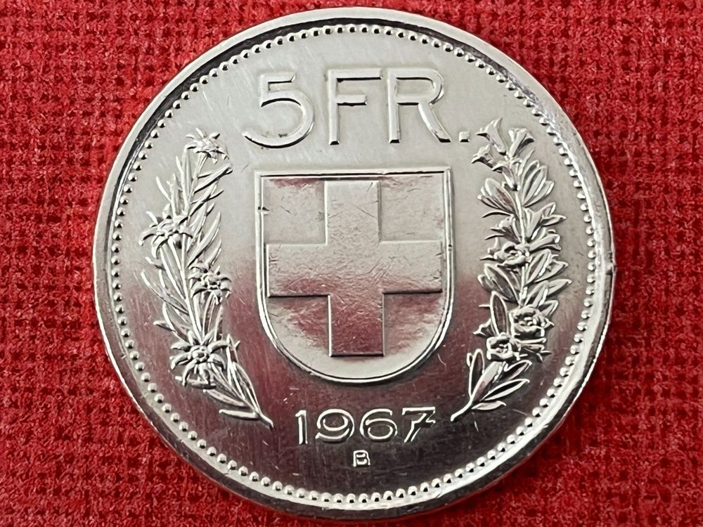 5 Franken 1967 Silber TOP | Kaufen auf Ricardo