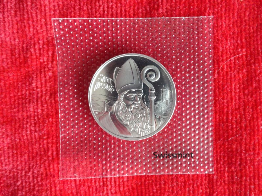 20 Fr. Sondermünze 2024 St. Nikolaus - Silber - Stempelglanz (Neu und ...