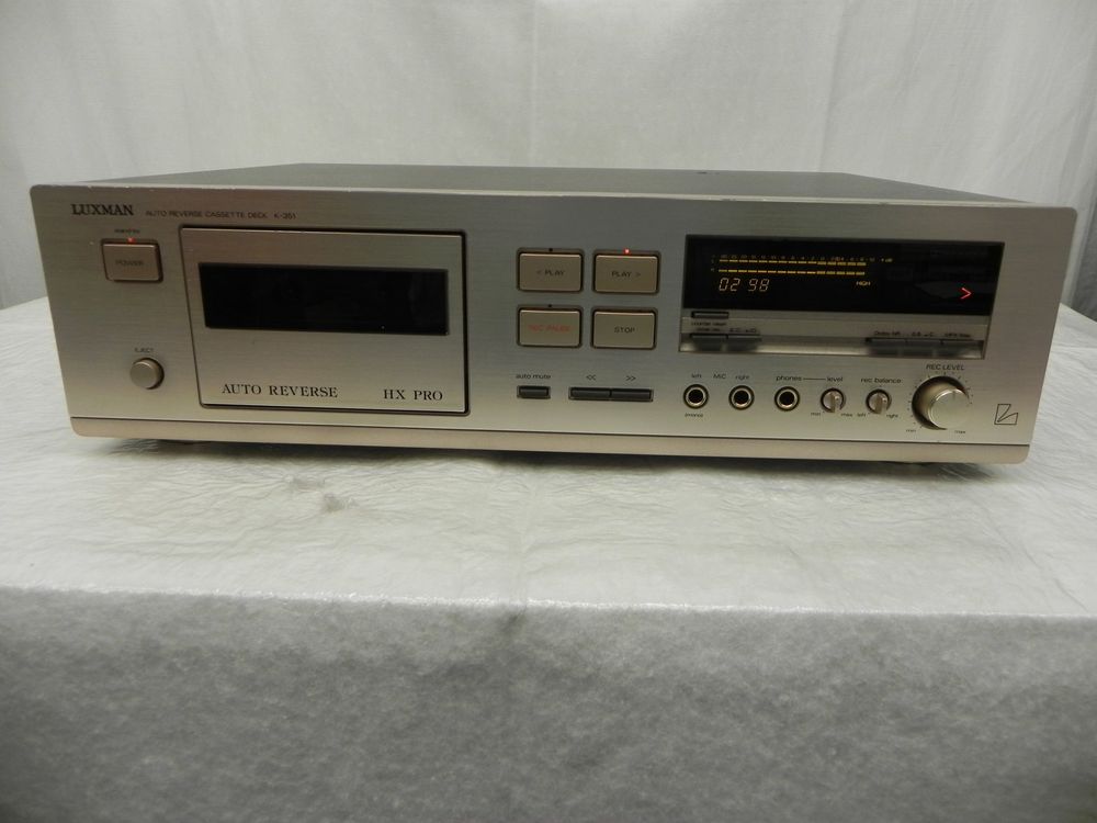 Luxman K-351 Auto Reverse Cassette Deck in Champagner | Kaufen auf Ricardo