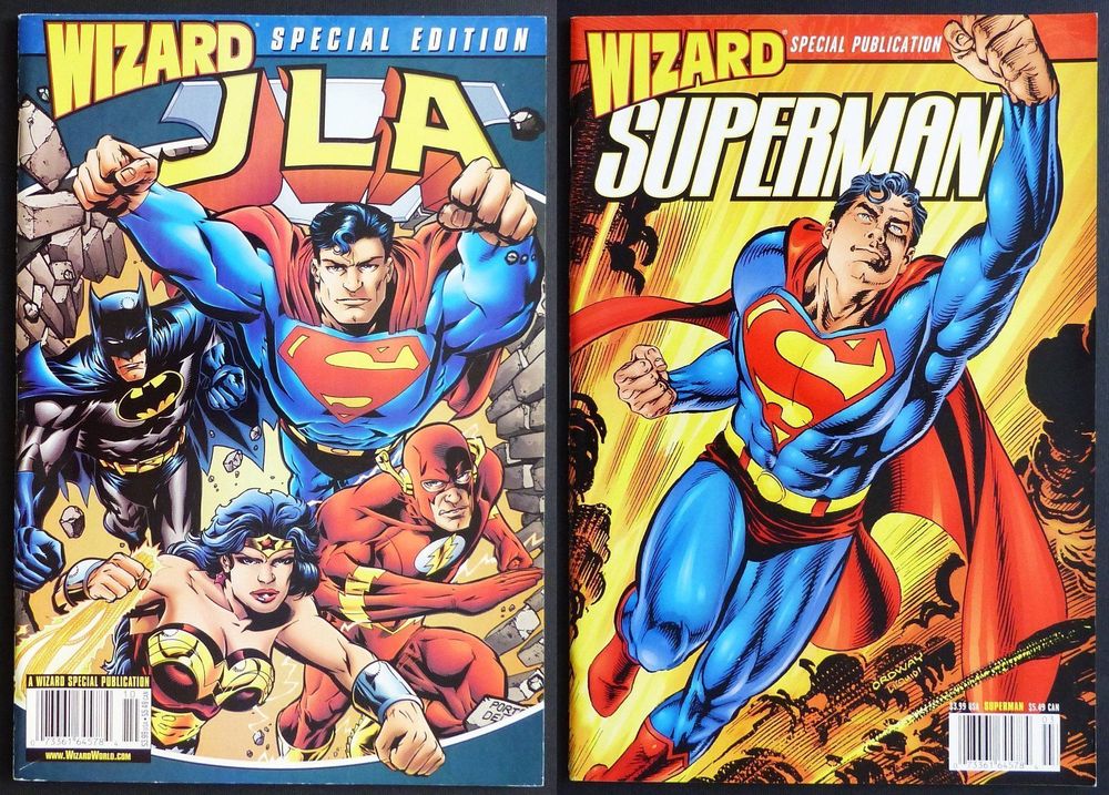 WIZARD SPECIAL EDITION JUSTICE LEAGUE & SUPERMAN PUBLICATION (Gebraucht ...