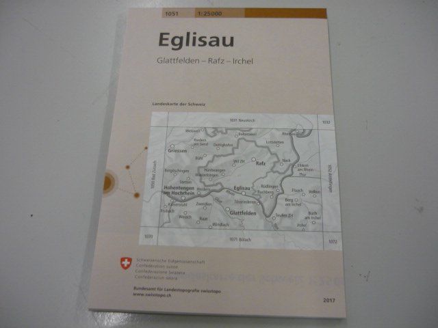 Wanderkarte Landkarte Eglisau 1:25000 (Gebraucht) in Kaufdorf für CHF 4 ...