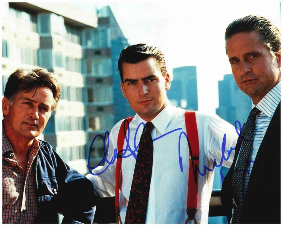 WALL STREET - (CAST) 💸💵 signiert Grossfoto (20x25cm) COA (Gebraucht) in ...