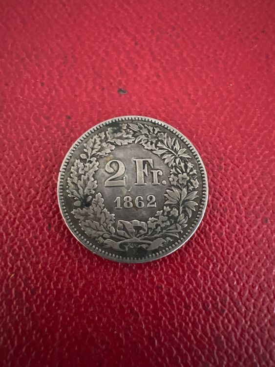 2.- Franken Silber 1862 | Kaufen auf Ricardo