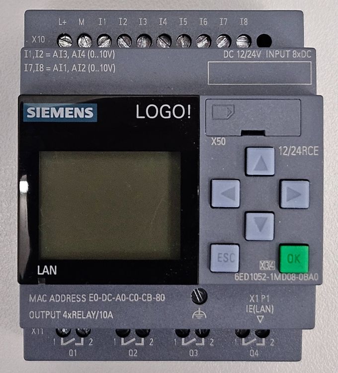 Siemens LOGO 8 12/24RCE (Gebraucht) in für CHF 60 – mit Lieferung auf ...