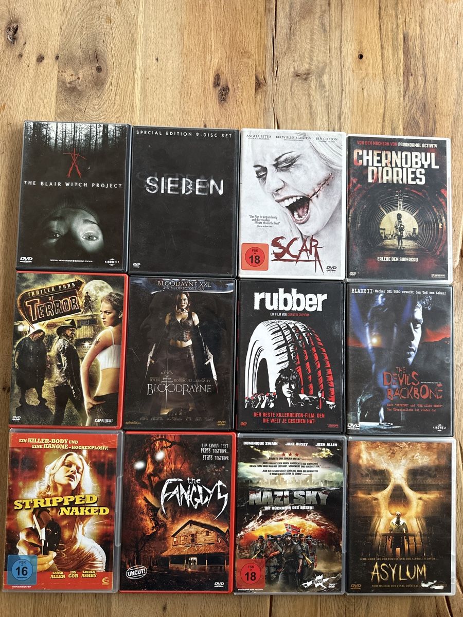 DVD Horror Sammlung - 12 Filme für Grusel-Abende! (Gebraucht) in ...