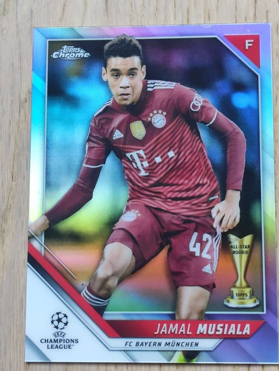 Jamal Musiala Refractor Topps Chrome 21-22 | Kaufen auf Ricardo