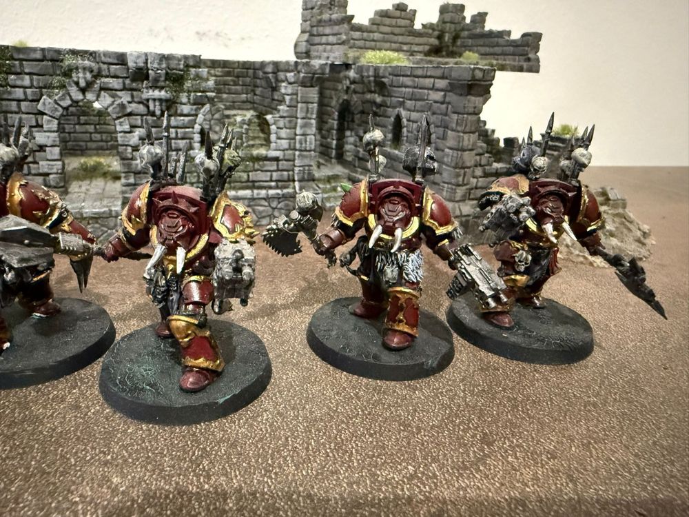Warhammer 40K World Eaters of Khorne Chaos Terminator Squad (Gebraucht ...