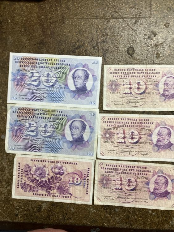 banknoten schweizer franken (Gebraucht) in für CHF 17 – mit Lieferung ...
