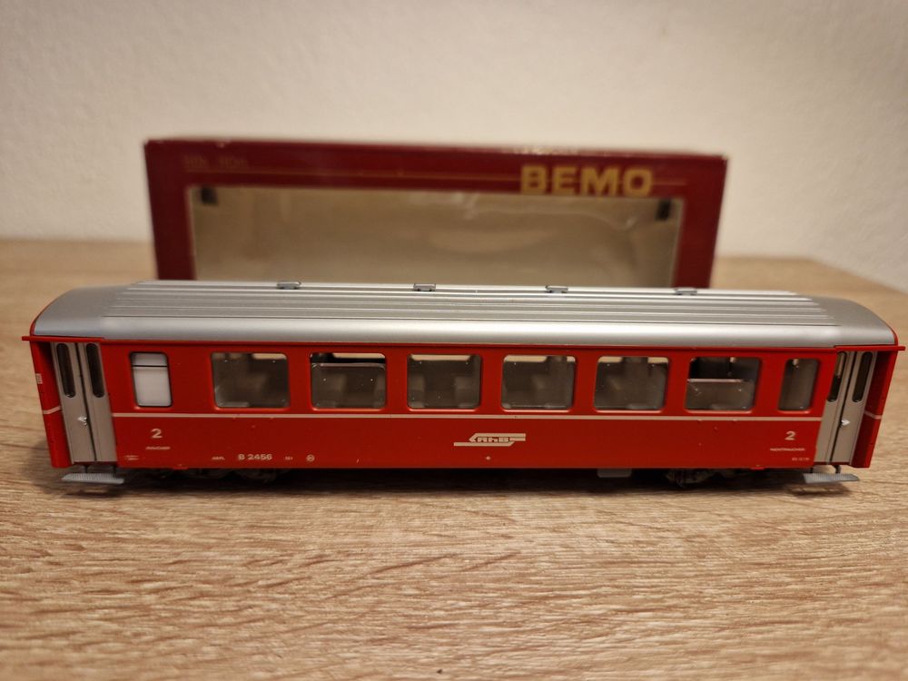 Bemo 3255 126 Personenwagen RhB H0m OVP NEU (Neu und originalverpackt) in St-Aubin-Sauges für ...