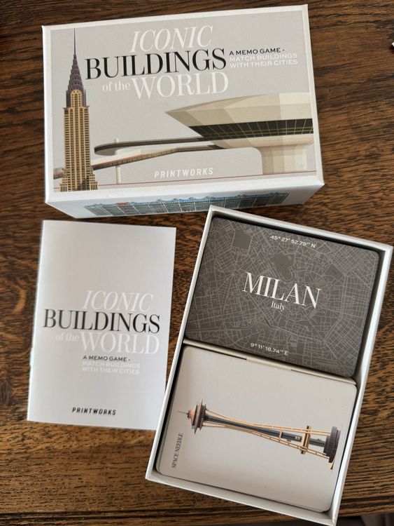Iconic Buildings of the World Memory Game | Kaufen auf Ricardo