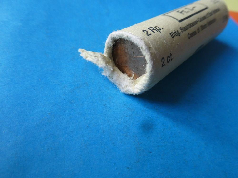 Schweiz 1969, 2 Rappen - Originalrolle der Eidg. Münzstätte (Neu ...