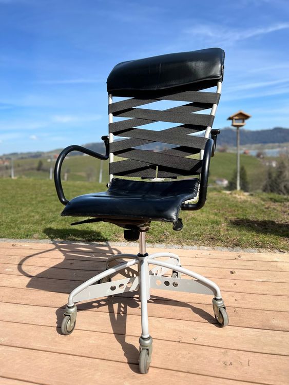 Eames-Ära Canasta Parigi Designer Bürostuhl Original (Gebraucht) in ...