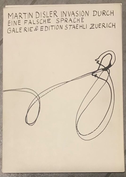 Martin DISLER (1949-1996) Kunst Buch (Gebraucht) in Root für CHF 35 ...