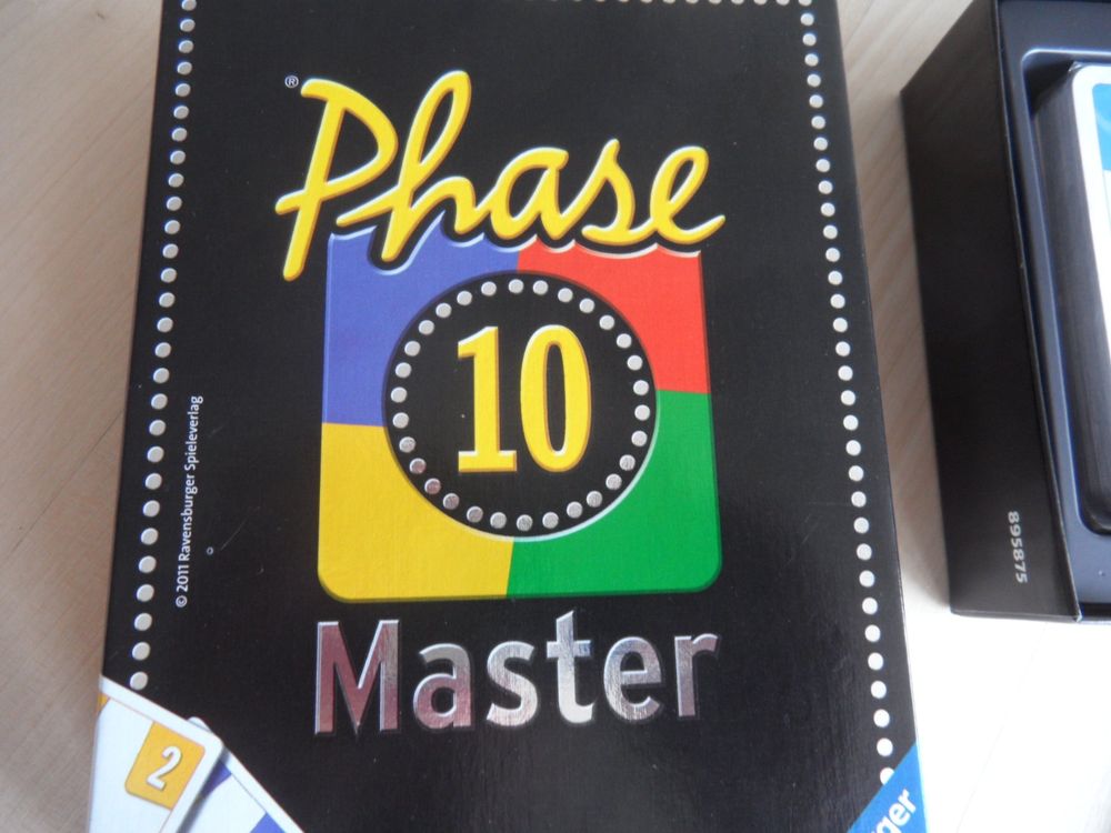 Phase 10 Master Original Karten in Folie D/F/I/NL (Neu und ...