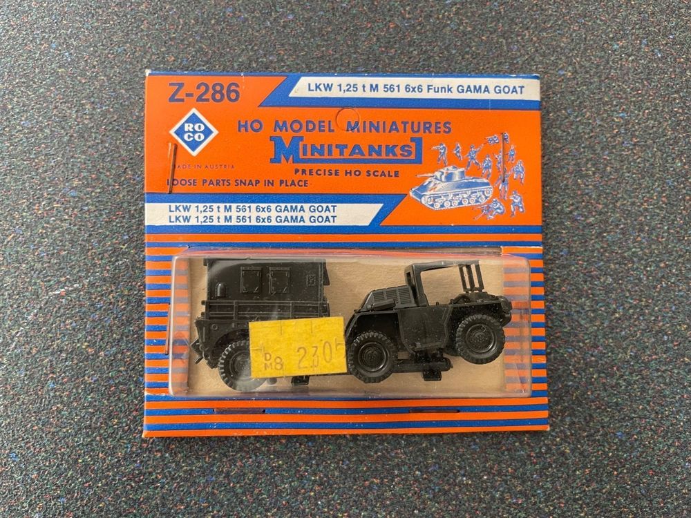 Roco Minitanks H0 Z-286 Gama Goat LKW (Neu (gemäss Beschreibung)) in ...