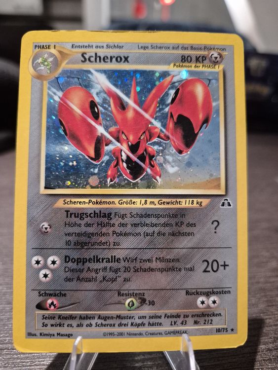 Pokemon Scherox / Scizor Neo Discovery Deutsch ab 1.- (Gebraucht) in ...